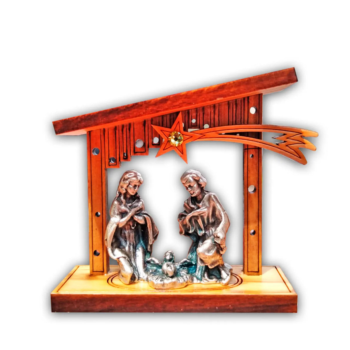 Pesebre Establo Olivo (6 cm) – San Pablo Chile