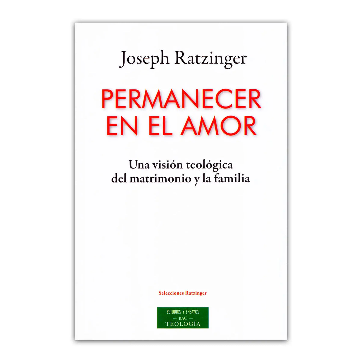 Permanecer en el amor. Una visión teológica del matrimonio y la famili ...